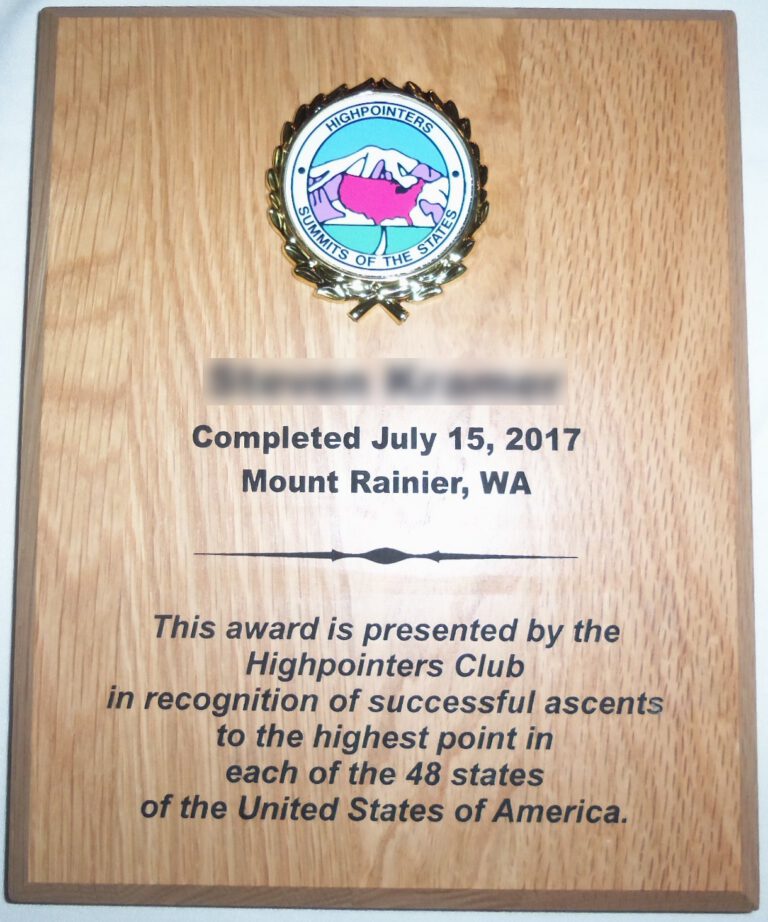 48 Finishers - Highpointers Club